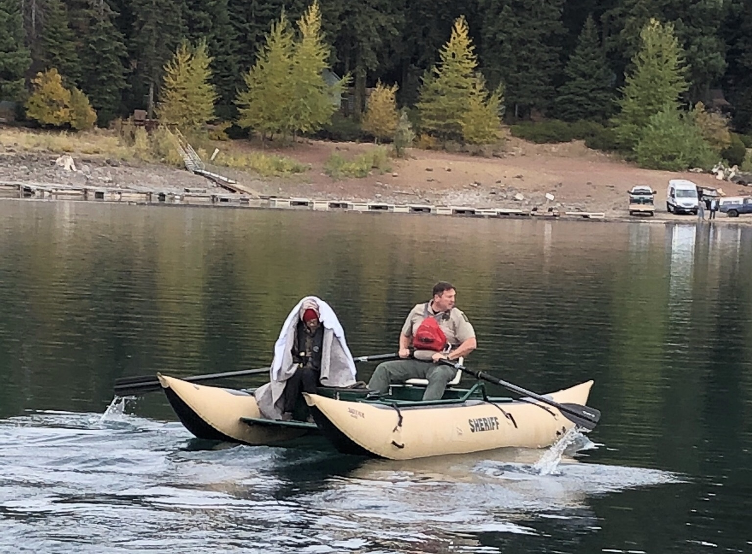 Couple Survives Canoe Capsize on Fish Lake | Klamath Alerts